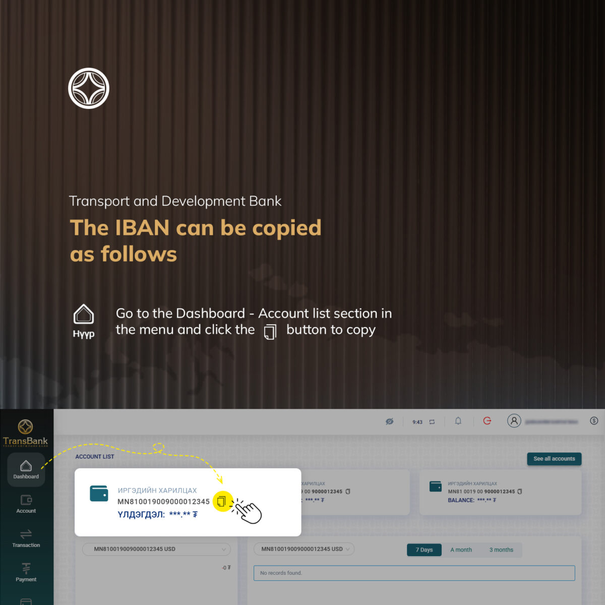 IBAN ACCOUNT NUMBER TO BE USED FROM 2025.04.01
